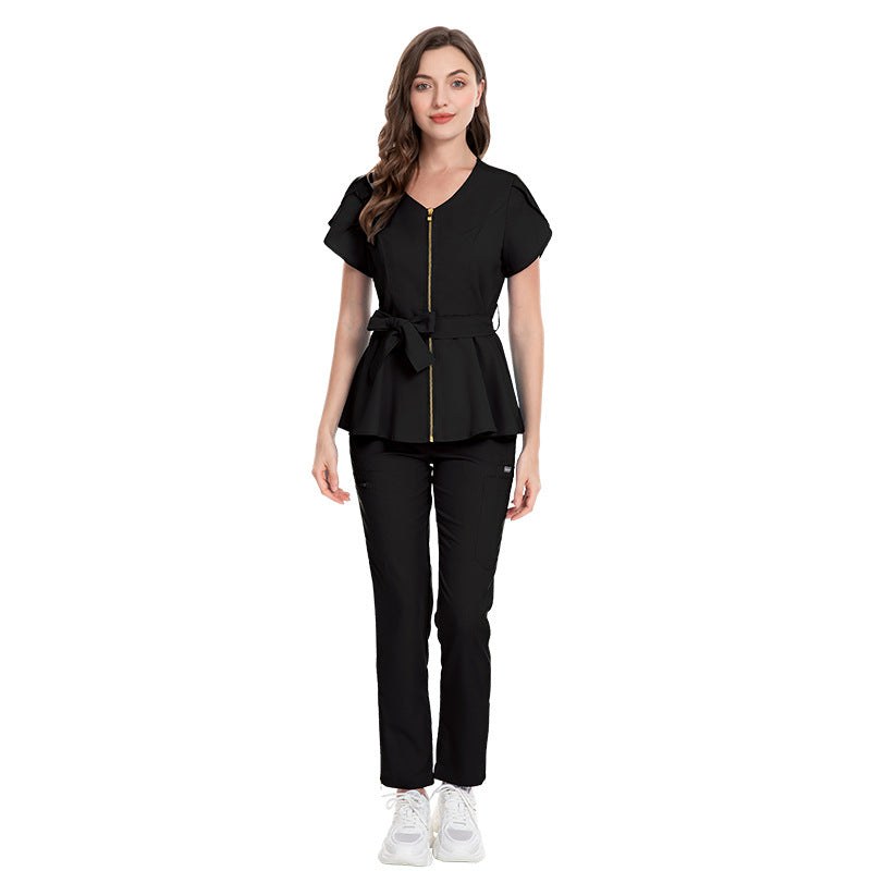 Lace-up Waist Retraction Surgical Gowns Female Separate Suit Hospital ...
